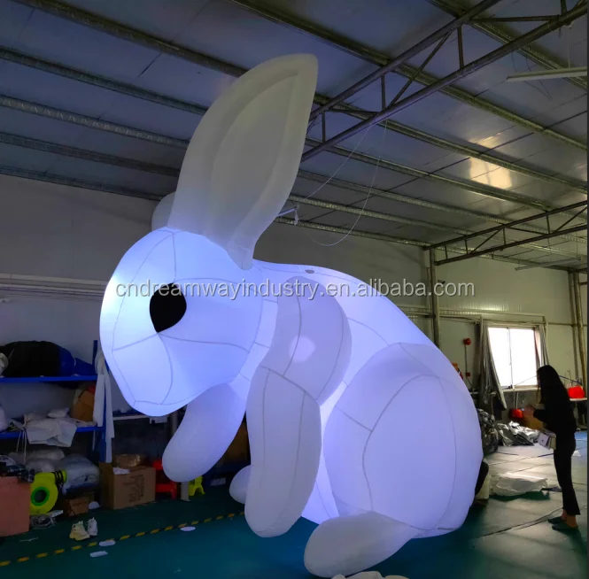 2022 Giant Inflatable White Rabbit,inflatable Rabbit Balloon,inflatable ...
