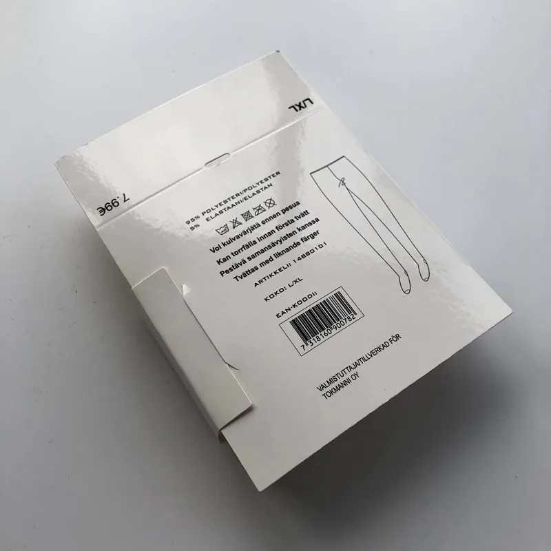 Custom Header Card For Sock Packaging Hanging Label With Glossy ...