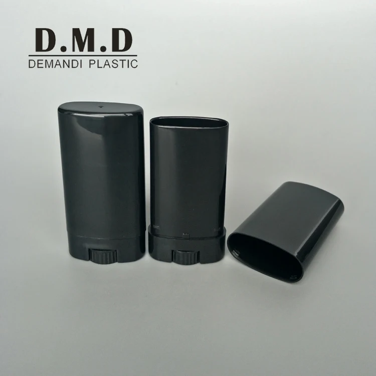 Empty Oval Plastic Pp White Clear 15grams 15ml 50grams 50ml Deodorant ...