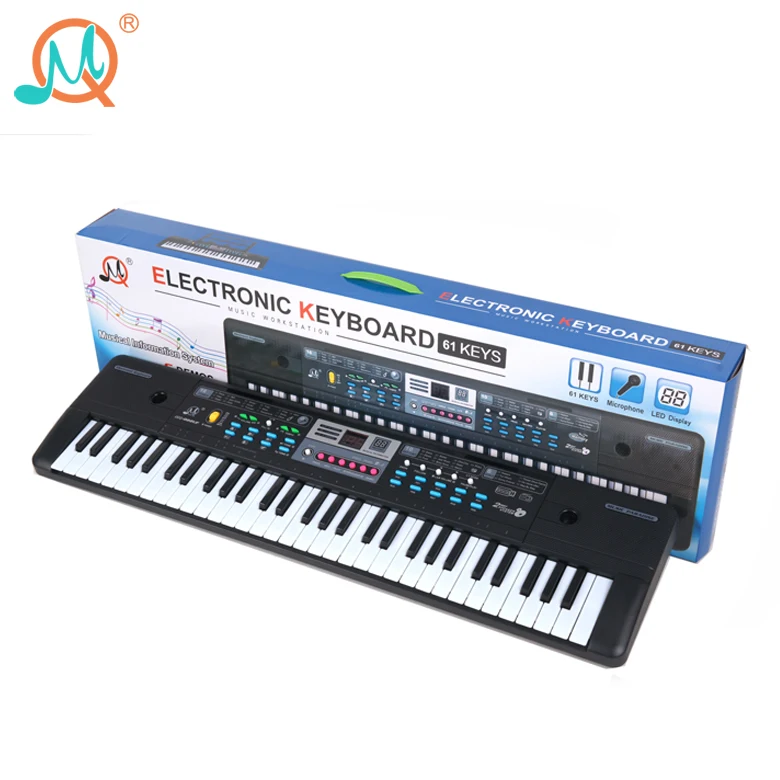 Fm Radio Play Electronic Professional Piano 61 Key Keyboard With Music ...