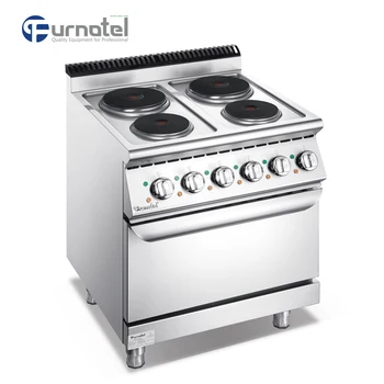 Furnotel 700 Series 4 Sealed Burner Electric Restaurant Range With ...