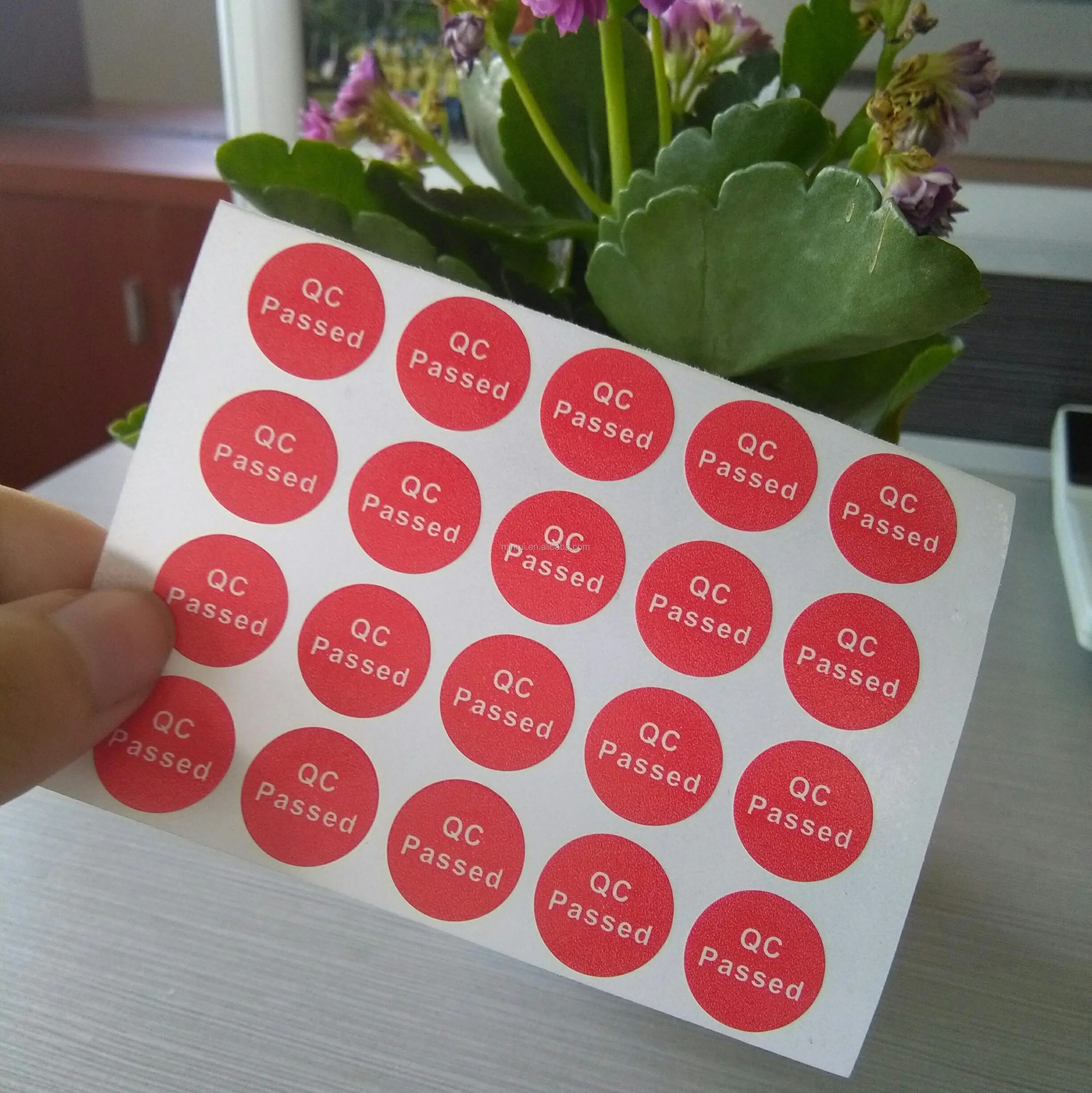 Low-price Custom Qc Passed Tamper Evidence Stickers,Round Foam ...