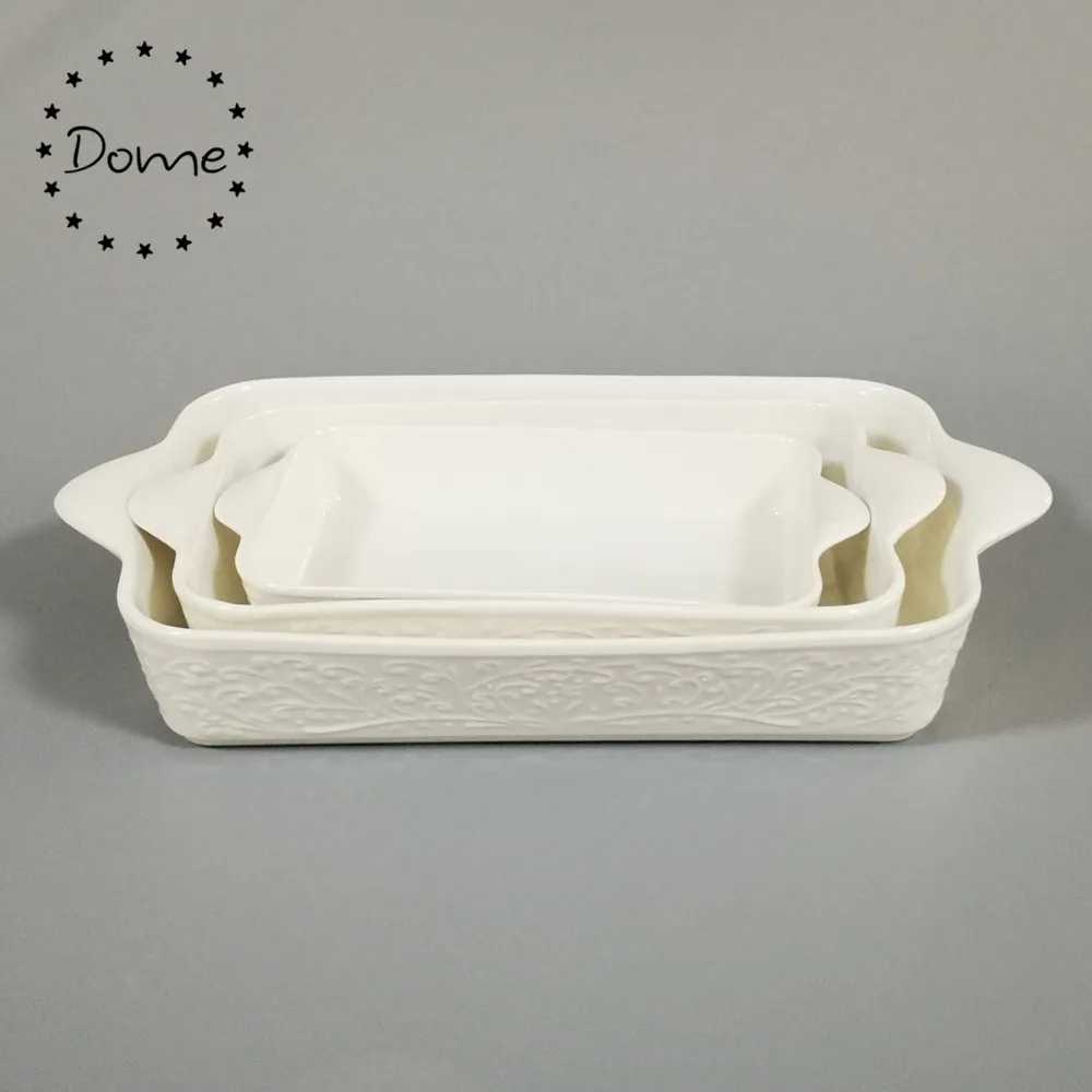 Stocked Stoneware Baking Dishes - Perfect for Home & Restaurant