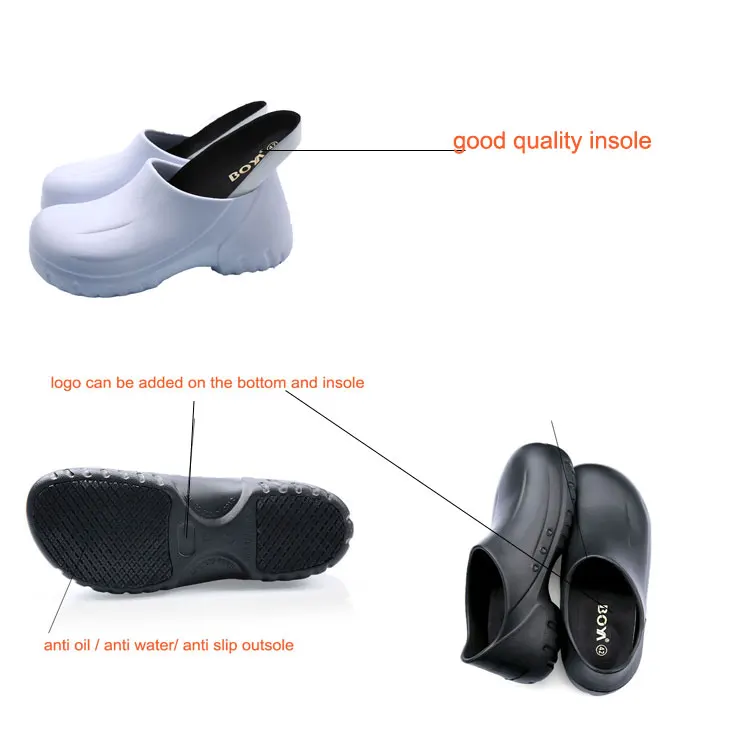 Chef Clogs Shoes - Anti Slip Professional Kitchen Footwear