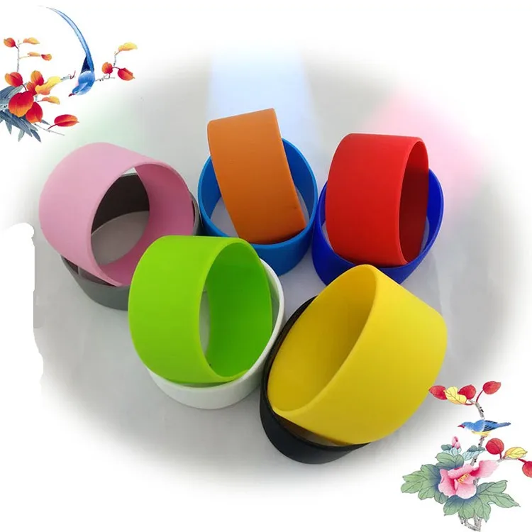 Custom Silicone Rubber Bottle Cup Sleeve For Mugs,Recyclable Heat ...