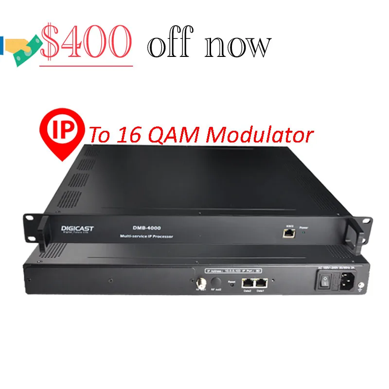 Iptv Processor Swappable Ip Dvb-c Qam Modulator With Ip To Rf Converter Modulator - Buy Ip Dvb ...