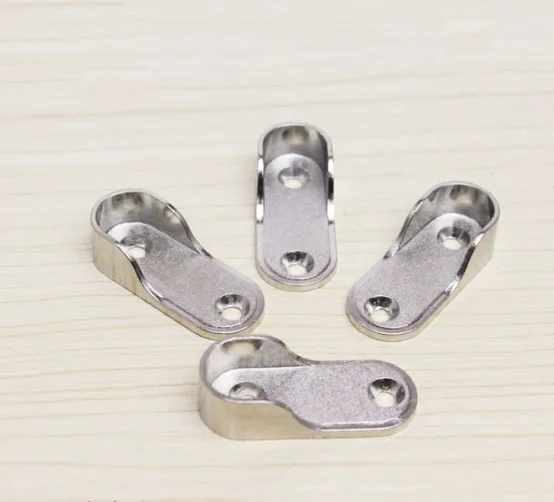 Wardrobe Tube Bracket Tube Holder Rail End Support Furniture Tube ...