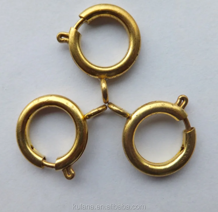 Wholesale Different Size Jewelry Making Findings Spring Ring Clasp ...
