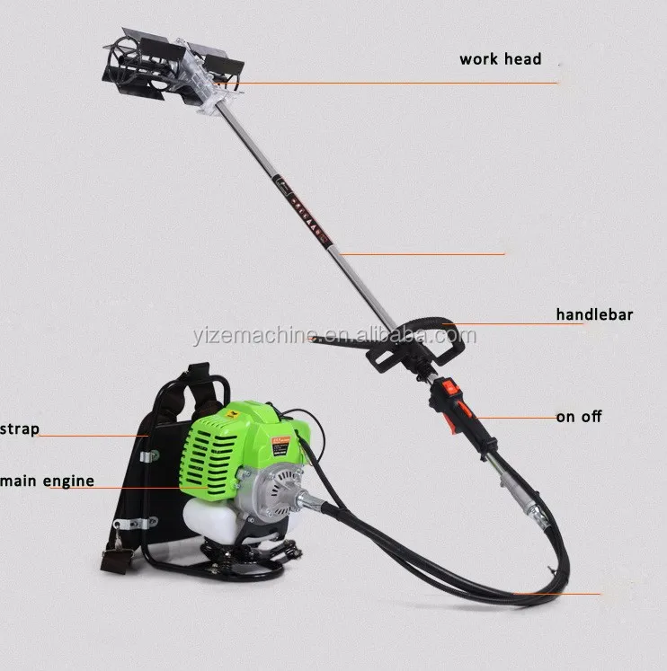 Mini Gasoline Power Rotary Paddy Weeder - Multifunctional