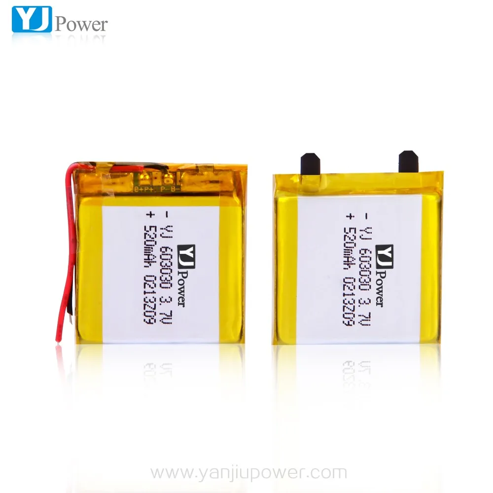 Un38.3 Certificated Flat Rechargeable Lithium Polymer Battery 3.7v ...