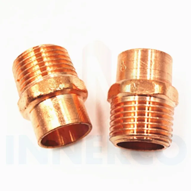 Copper Male Adapter Solder Joint Adapter Pipe Fitting For Ac - Buy Good ...