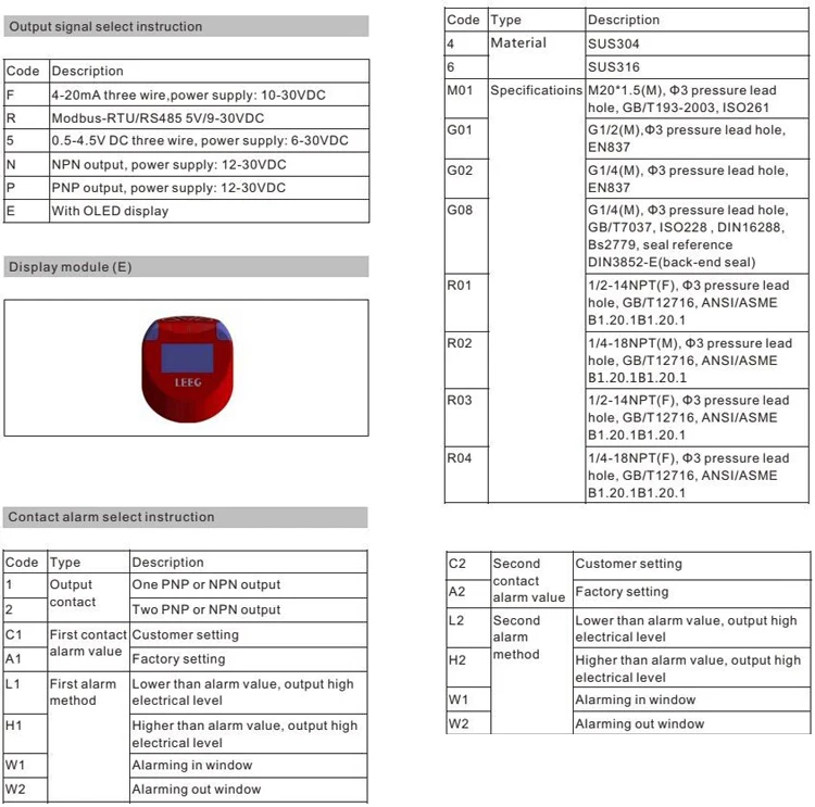Ps131 Ip67 12v Digital Pressure Switch For Air Steam Gas - Buy 12v Air ...