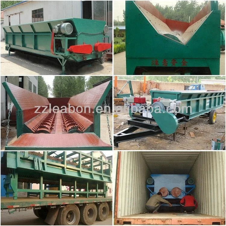 Used Commercial Portable Rotary Drum Wood Log Debarker Machine Price ...