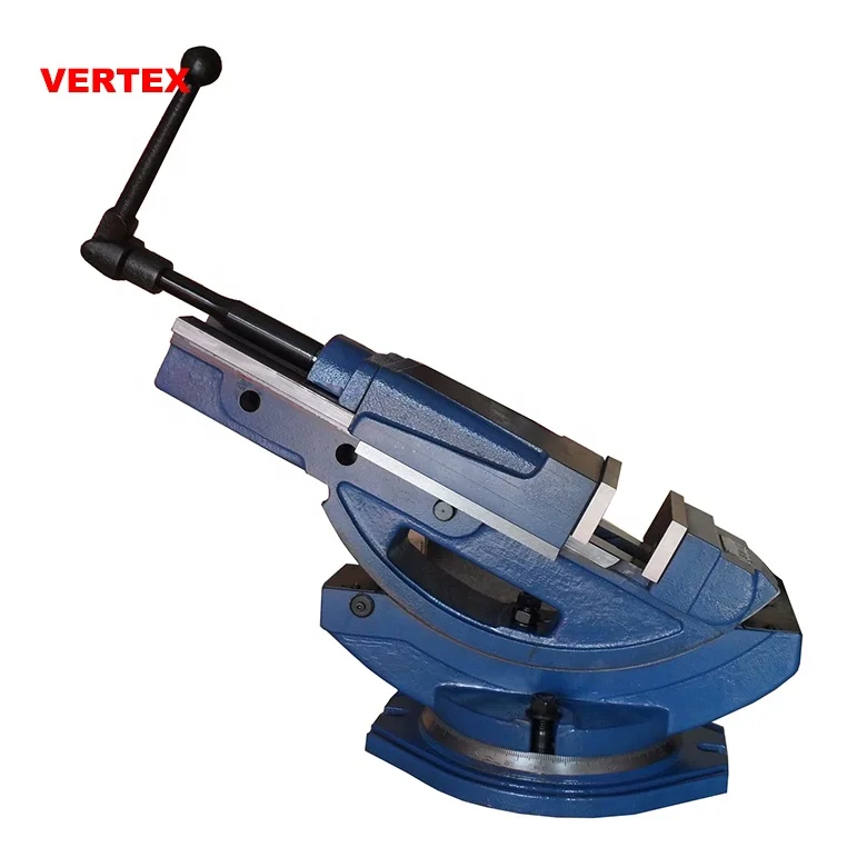 VERTEX 2-Way Angle Milling Vise - 360 Degree Rotatable