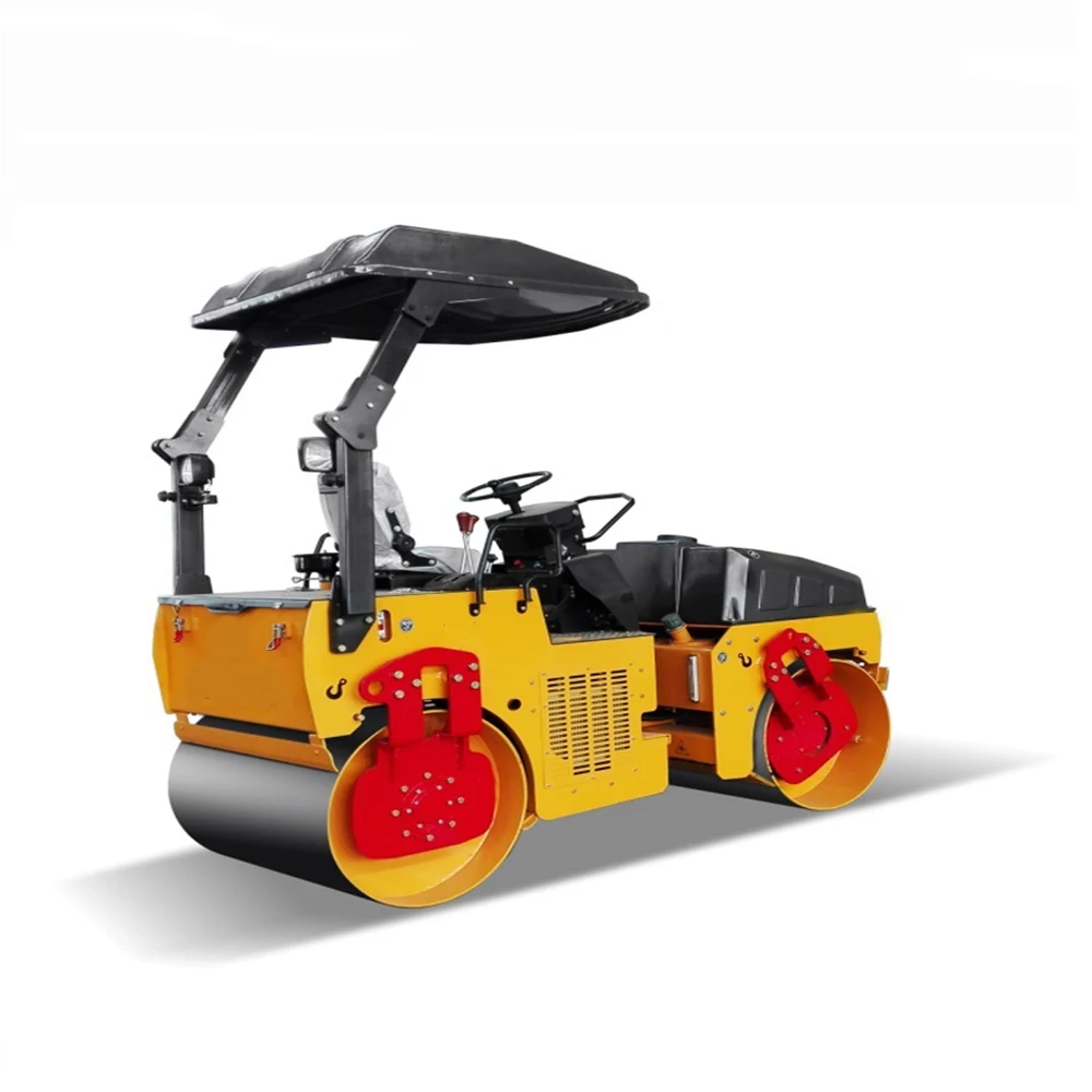 3 Ton Double Drum Vibratory Mini Road Roller - ISO CE CU-TR Certified