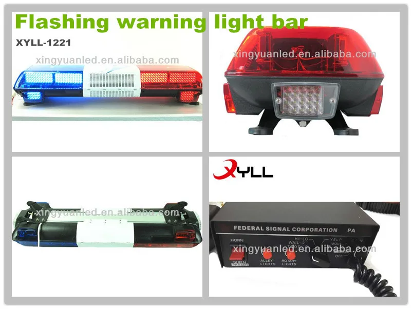 Ambulance Lights 12v Flashing Blue And Red Warnin Signal Light Police ...