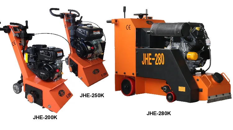 JIEHE 250mm Gasoline Road Asphalt Milling Machine - Efficient & Durable