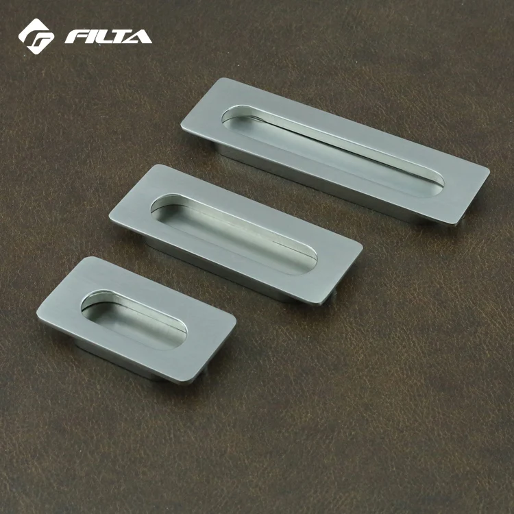 Filta Hidden Finger Pulls Furniture Hardware Zinc Sliding Glass Door ...
