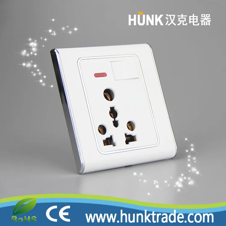 6 Gang Switch And Mf Socket With Indicator For Nepal Bangladesh ...