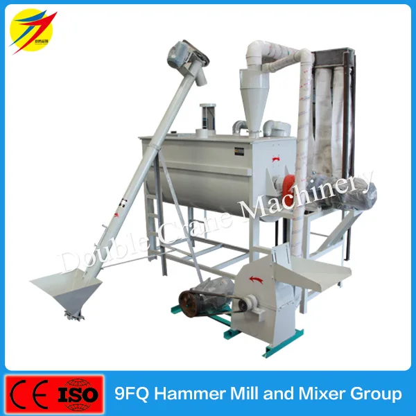 High Efficiency Cotton Seed Corn Hammer Mill Mixer Machine For ...