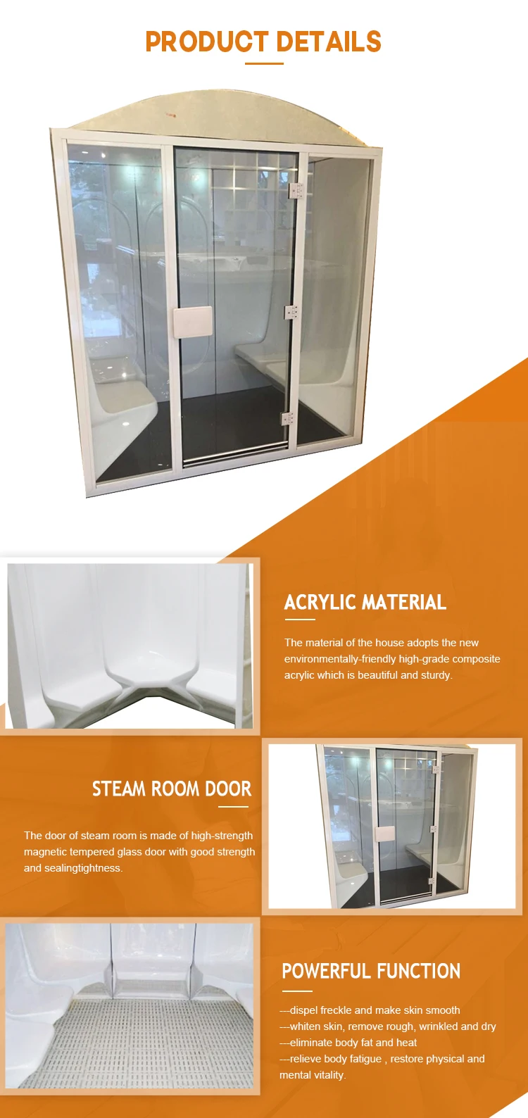 4 Person Shower - Mandi Uap - Stoomdouche Spa Rooms