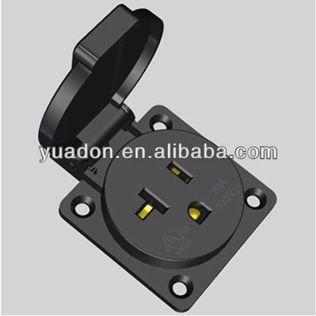 Waterproof Wall Socket For Canada/taiwan/brazil - Buy Waterproof Wall ...
