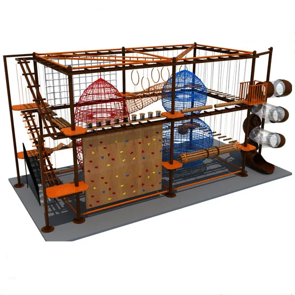 Kids Indoor High Adventure Play Equipment Indoor Obstacle Rope Courses ...