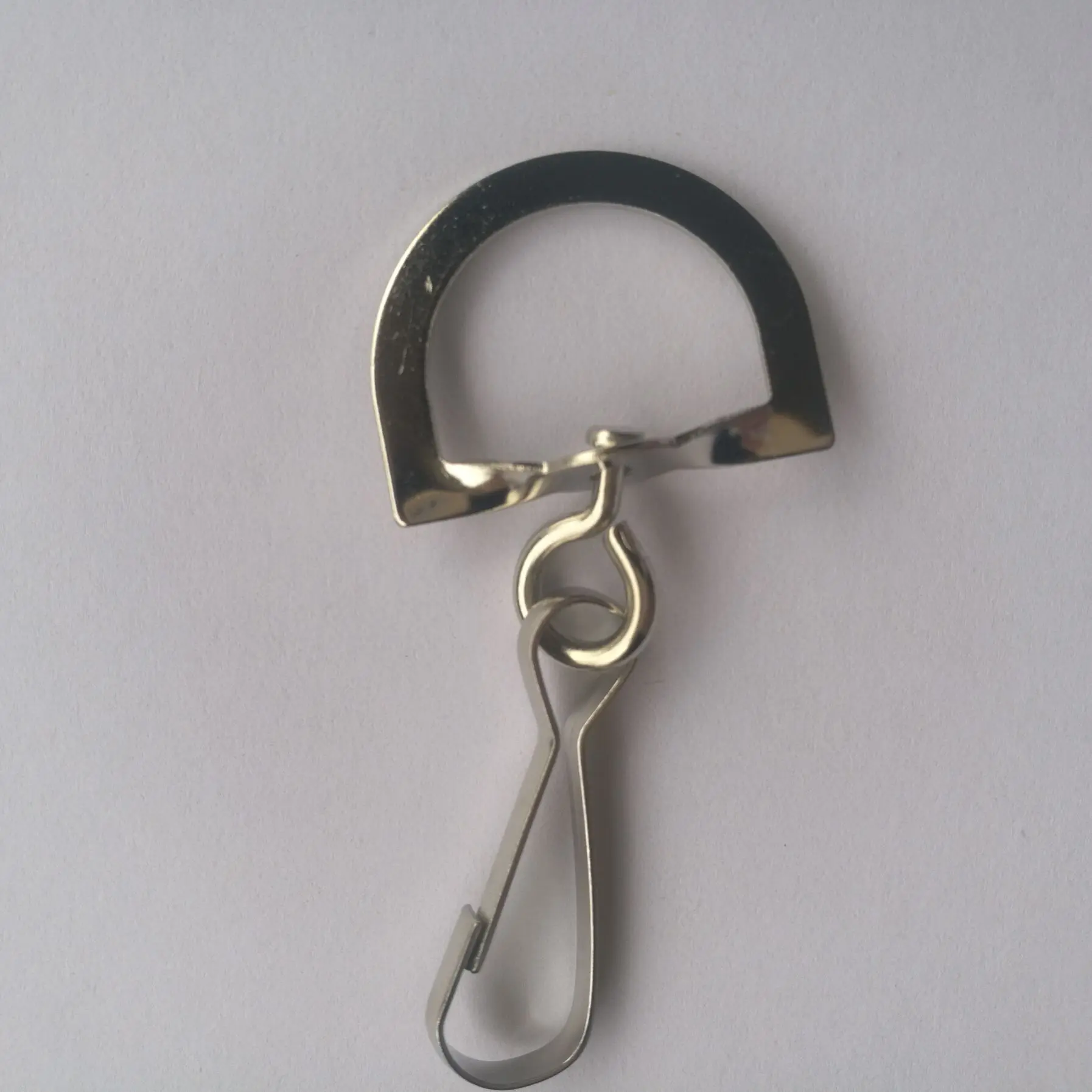Metal Swivel J Hook for Name Badge Lanyard - Durable & Versatile