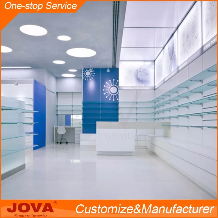 Simple Unique Hospital Furniture Custom Design Wood Medicine Display ...