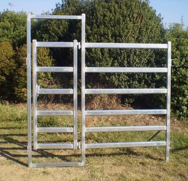 Galvanized Heavy Duty Bull Gate Panels for Livestock Fencing