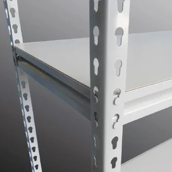 Steel Slotted Angle Rivet Rack Light Duty Boltless Shelving - Buy ...