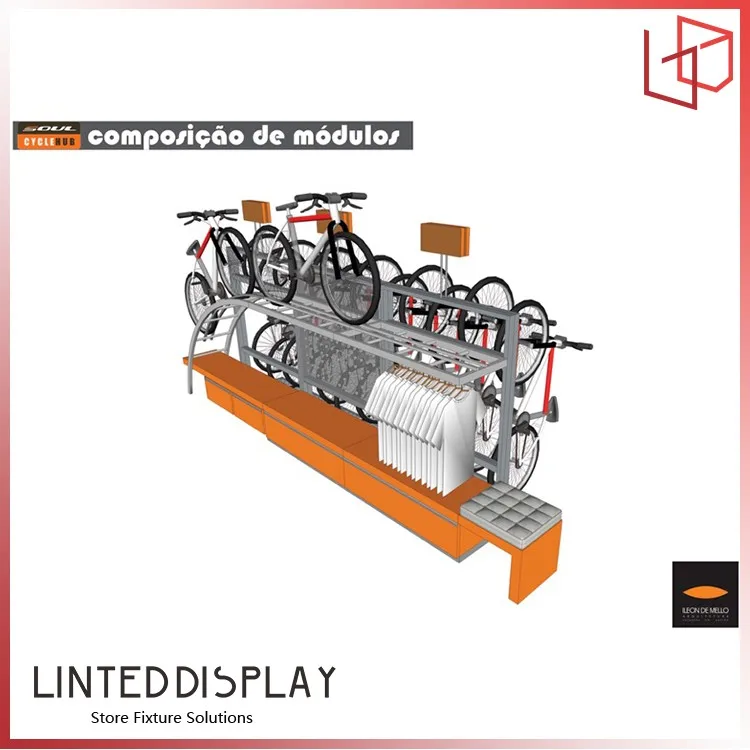 Retail Shop Bicycle Display Rack Wood Metal Bike Display Stand - Buy ...