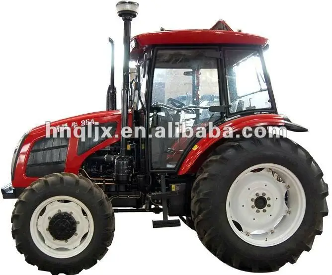 90hp 4wd Big Farm Tractor 4 Cylinder,Diesel Engine,With Loader,Backhoe ...