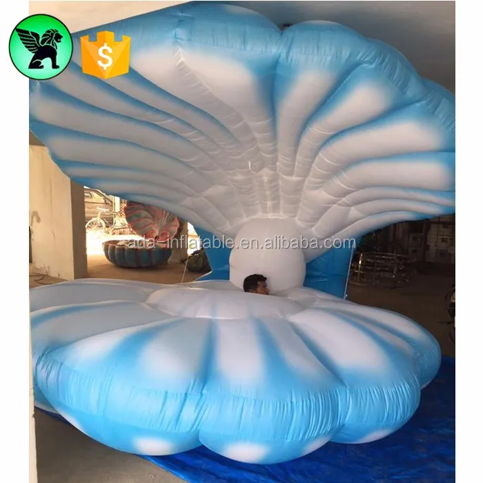 Beautiful White Inflatable Shell Customized Ocean Event Sea Shell ...