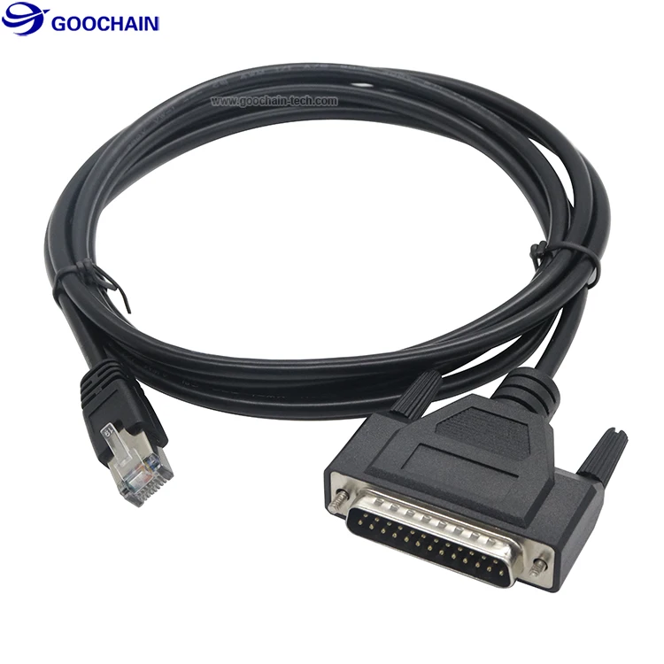 DB25 to RJ45 네트워크 라우터 CAB-CONAUX 콘솔 RJ 45 케이블 커넥터 RJ45 커넥터 cisco 라우터 ...