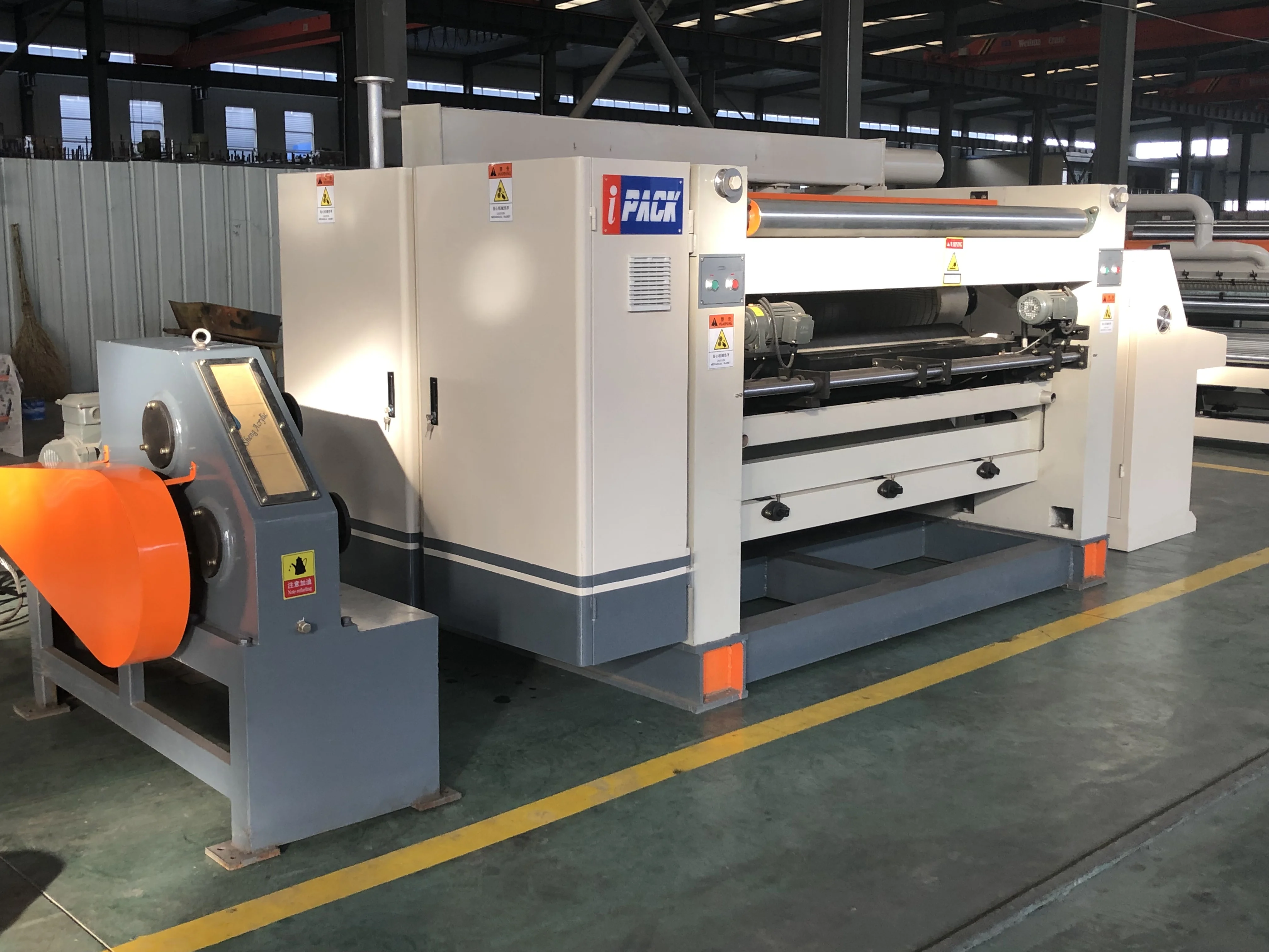 Carton Box Making Production Line 320cr Automatic Single Facer ...