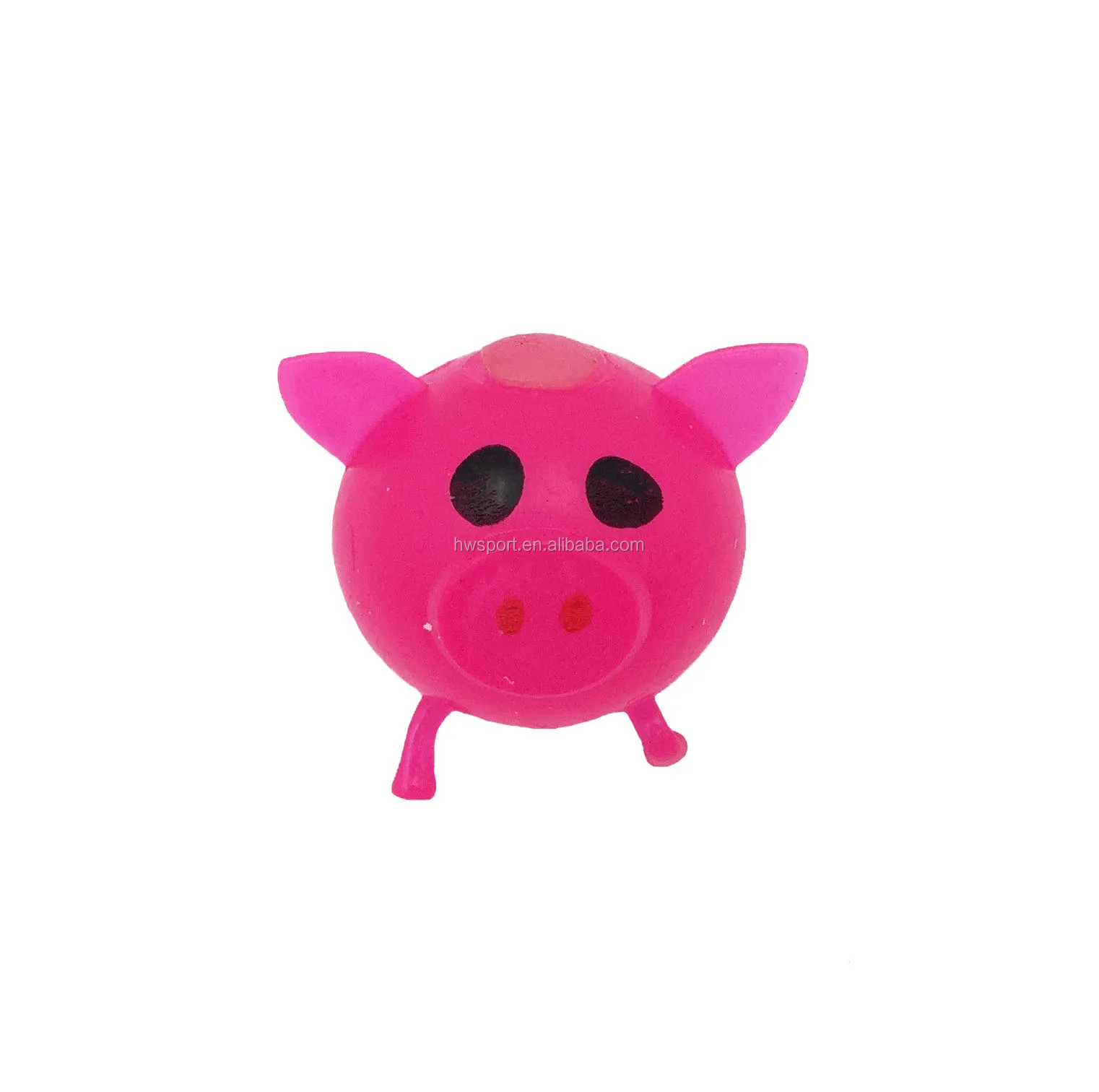 Kawaii Pig Shaped Sticky Splat Balls - Super Soft Toys