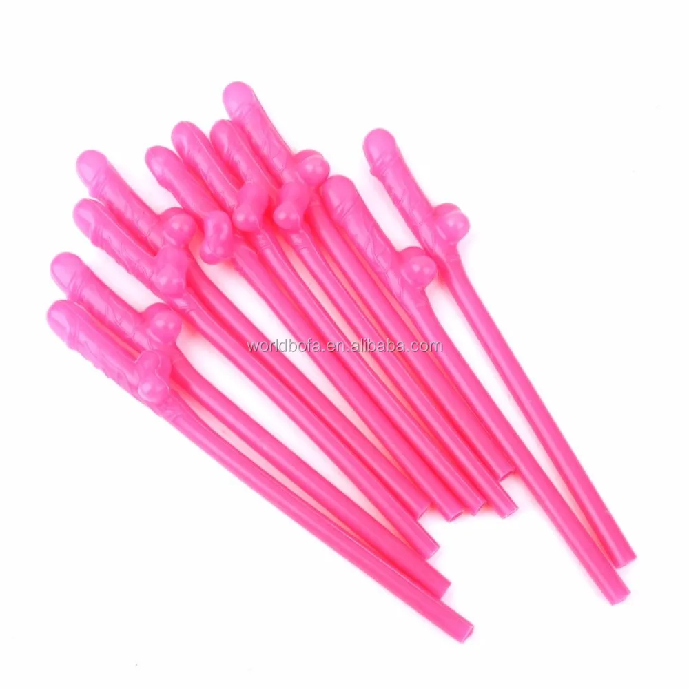 Pajita Pitillo Sorbete Popote Con Forma De Pene Con Testiculos - Buy ...
