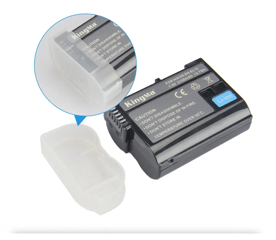 Kingma Fully Decoded En-el15 El15 Digital Camera Battery For Nikon ...