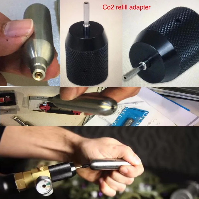 Threaded Beer Co2 Cartridge Refillable 12g Rechargeable Co2 Cartridge ...