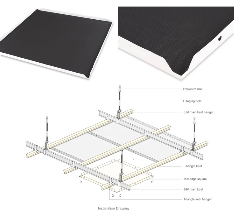 Clip In Panel Designs 60x60 Aluminium Ceilings Square Aluminum Ceiling ...
