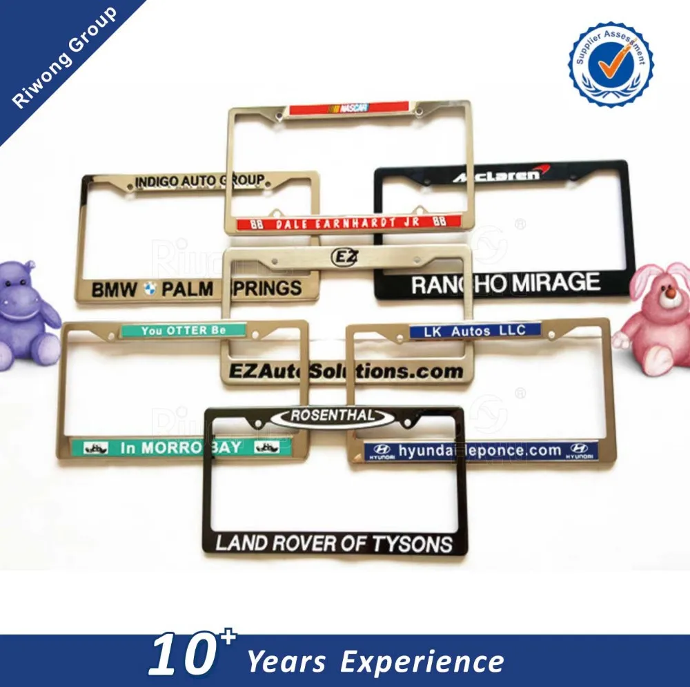 Custom Car License Plate Frame With Your Text - Buy License Plate Frame ...