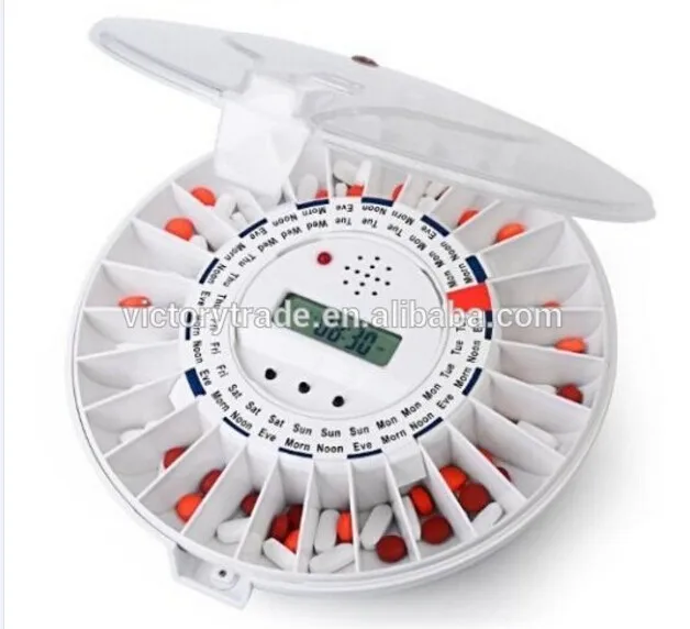 V-pb009 Wholesale Plastic Portable 2 Digital Pill Box - Buy Pill ...