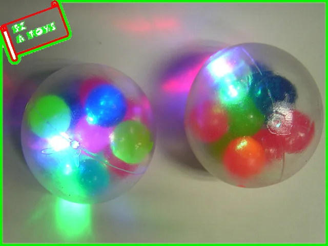 Fashion Led Flashing Squeeze Ball With Multi-color Light Ball - Buy ...