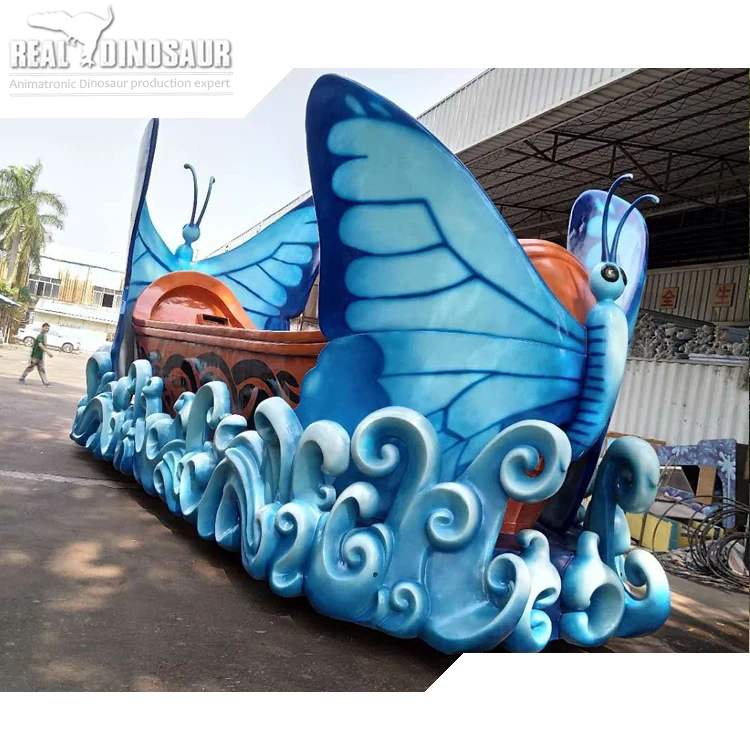 Customized Fiberglass Parade Float - Dinosaur Fun!