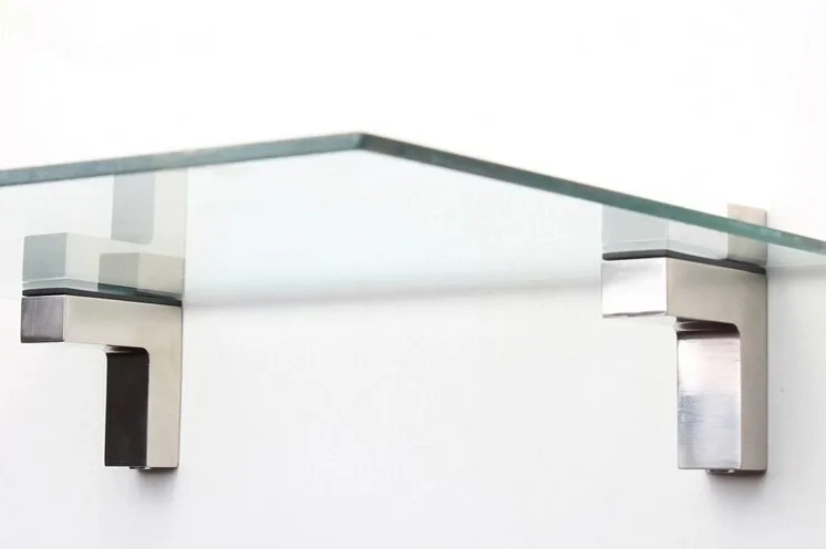 Zinc Alloy F Type Glass Support Glass Shelf Clips - Buy Glass Shelf ...