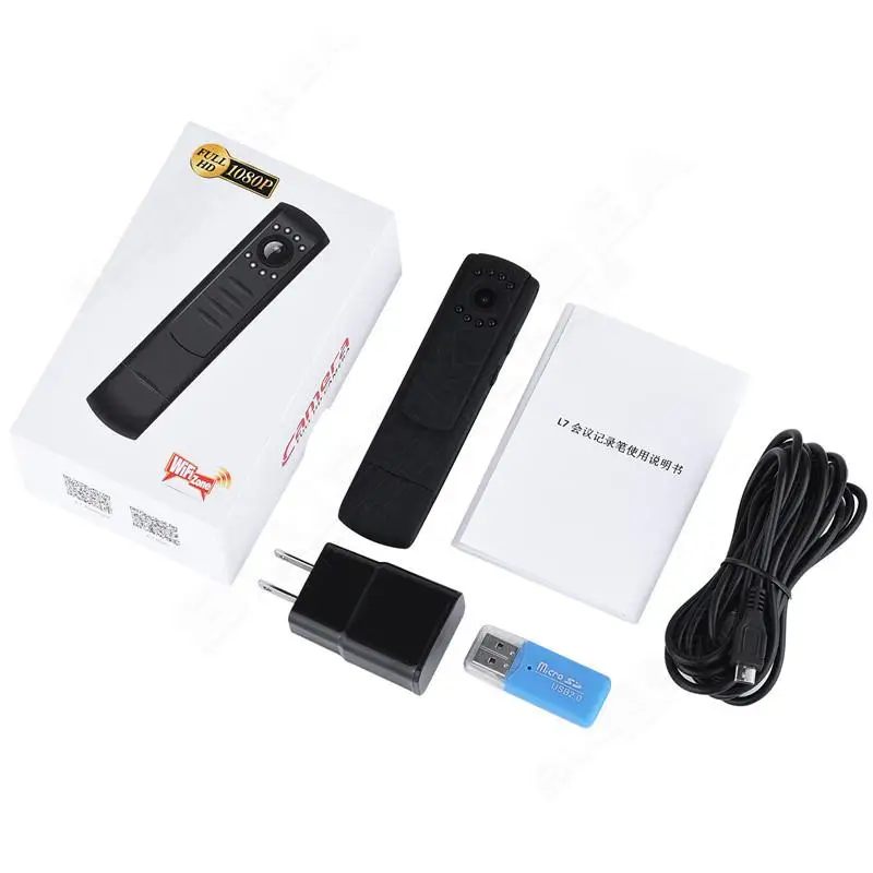 Hd1080p Body Police Pen Hass L7 Clip Camera Meeting Recorder Dvr Camera ...