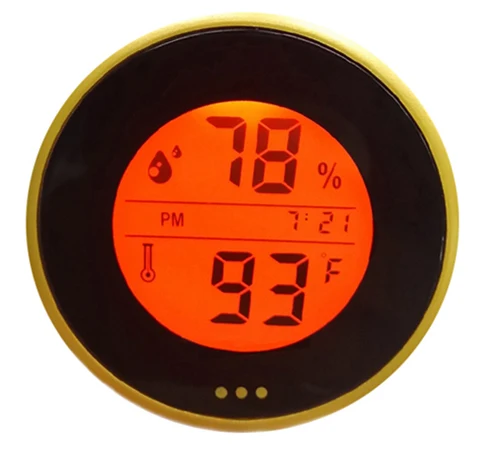 New Design Small Round Digital Thermometer Hygrometer For Indoor Use ...