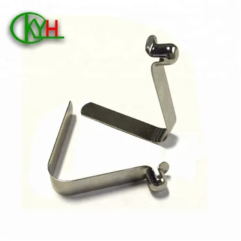 Oem Nickel Plated Small Tube Push Button Spring Clips - Buy Push Button ...