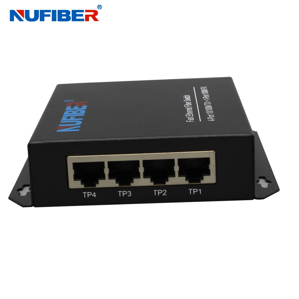 1gb 10/100/1000mbps 4 Ports Fiber Optic Media Converter - Buy 1gb 10 ...